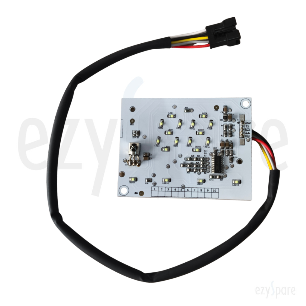 Megmeet display PCB board 5 Wire with 4 LED - ezyspare.com